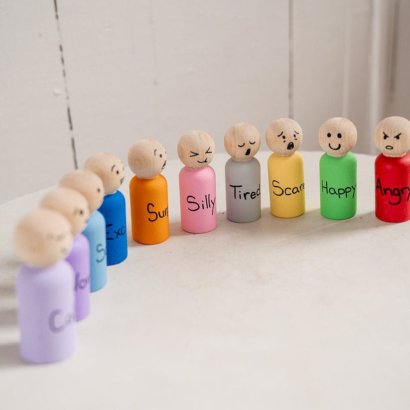 Feeling Friends emotion peg dolls – Monkey Bandit kids