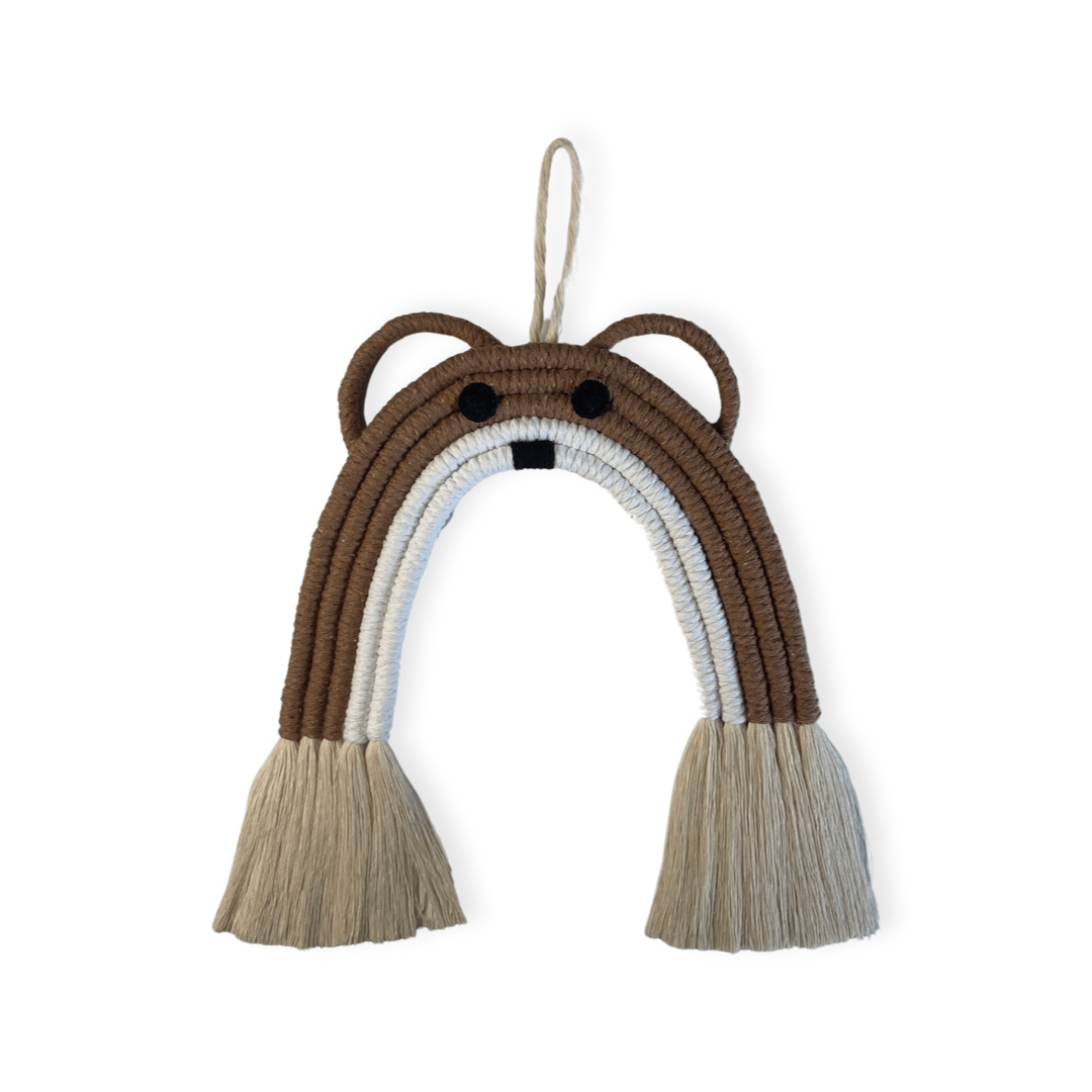 Macrame Bear rainbow – Monkey Bandit kids