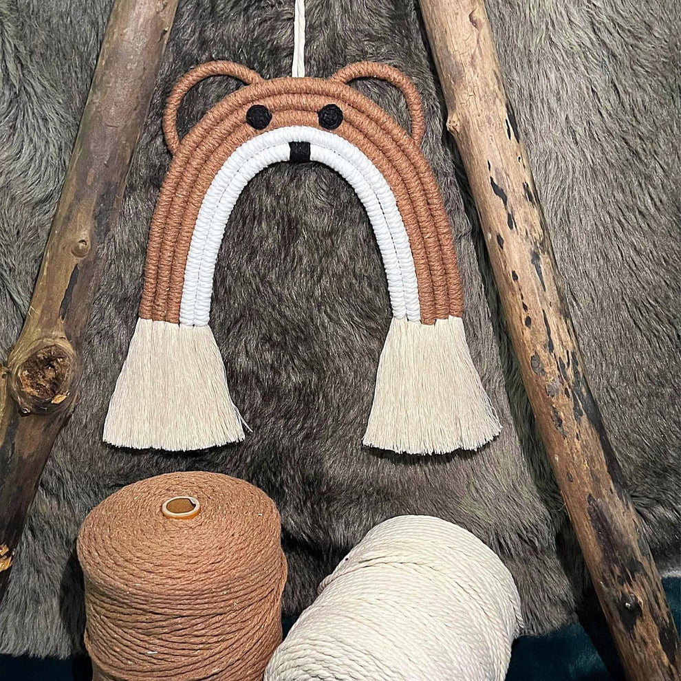 Macrame Bear rainbow – Monkey Bandit kids